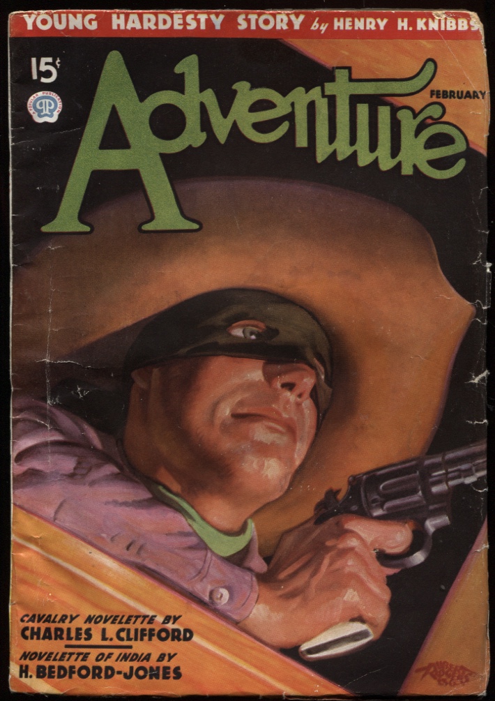 Adventure1937 February. "The Devil is Dead"