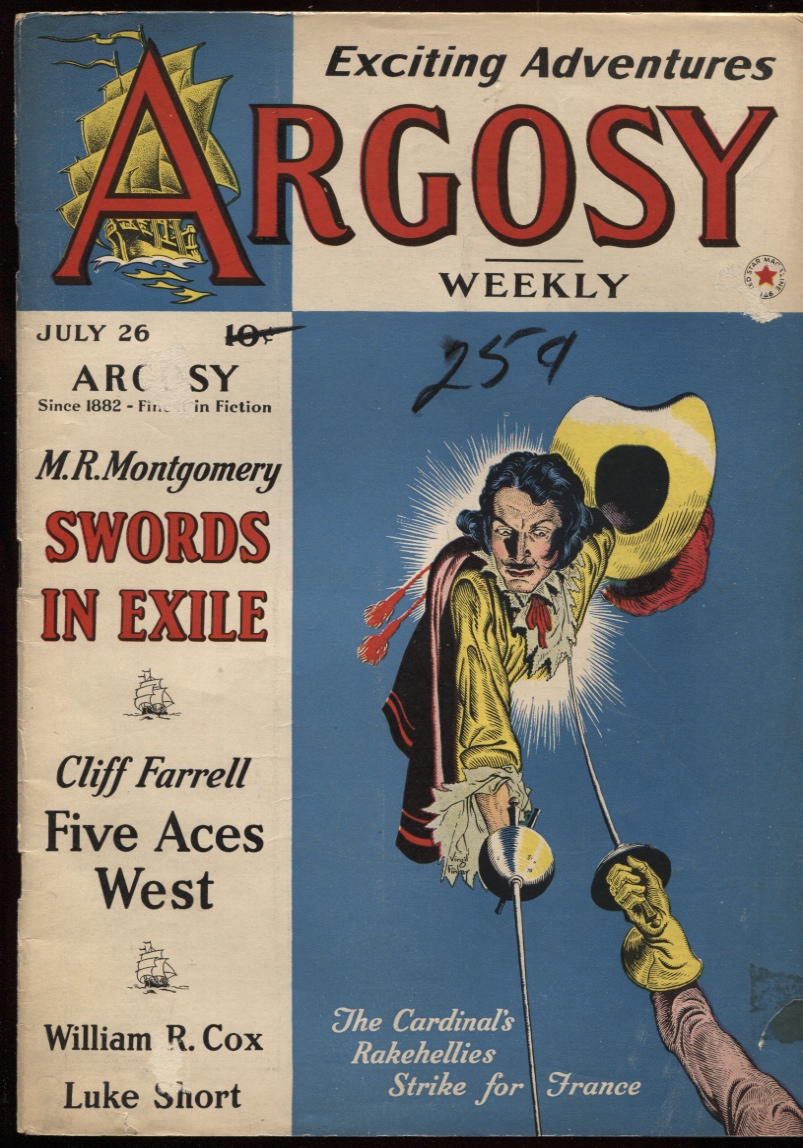 Argosy Weekly 1941 July 26. " Five Aces West"
