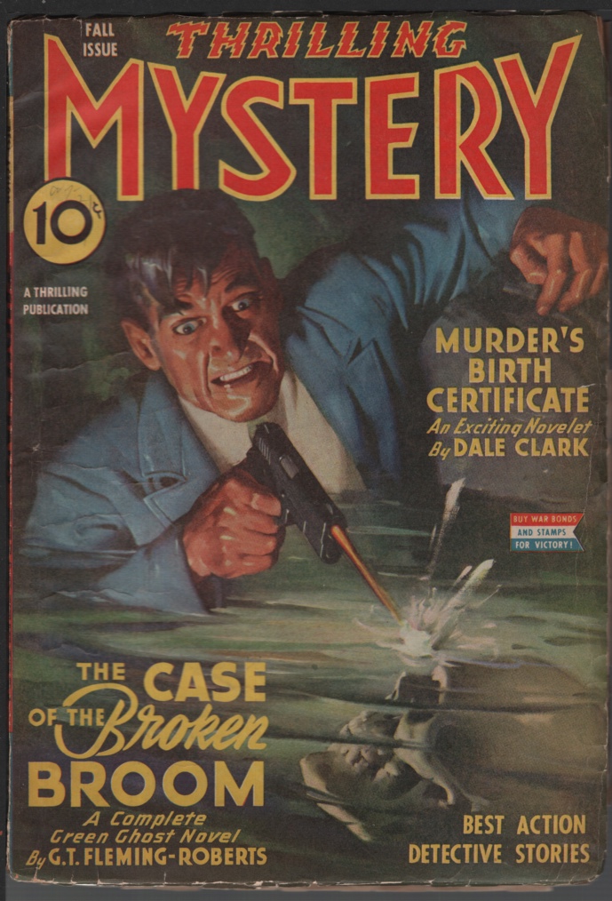Thrilling Mystery 1943 Fall. Green Ghost Detective